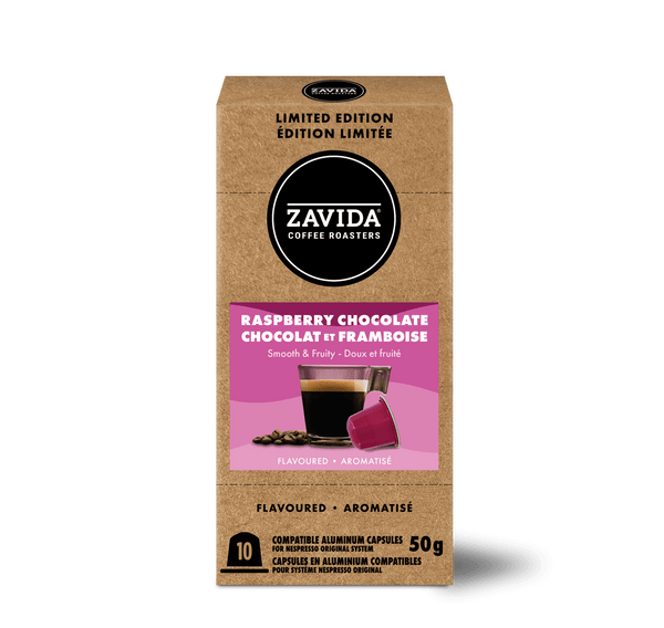 Raspberry Chocolate Nespresso® Compatible Pods - Zavida Coffee